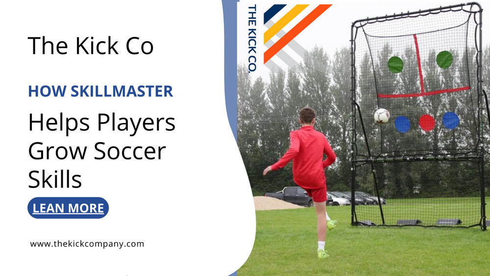 How does a SkillMaster Ball Rebounder help your kids with soccer pract