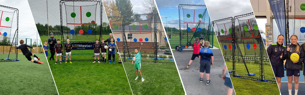SkillMaster Ball Rebounder by The Kick Co. GAA Gaelic Football Hurling