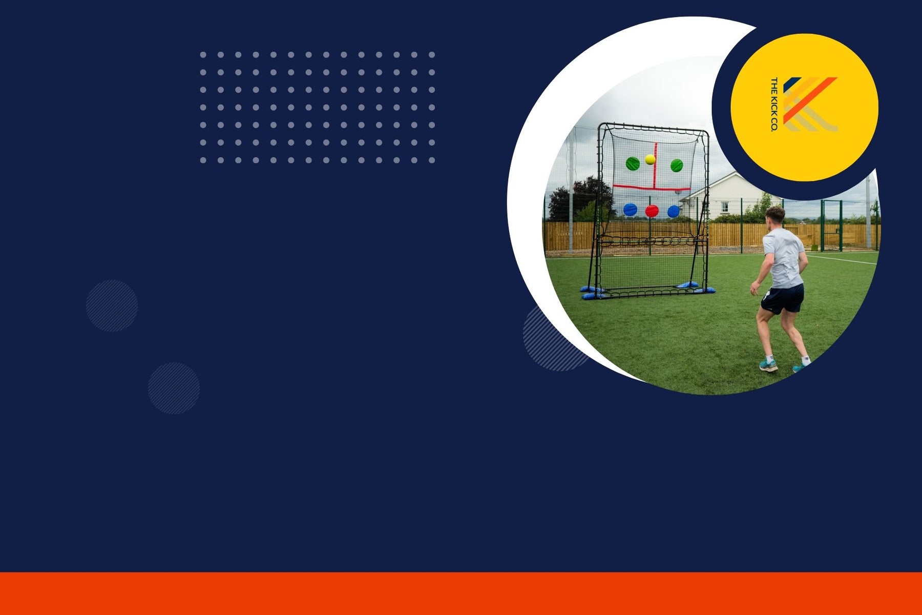 SkillMaster Ball Rebounder by The Kick Co. GAA Gaelic Football Hurling